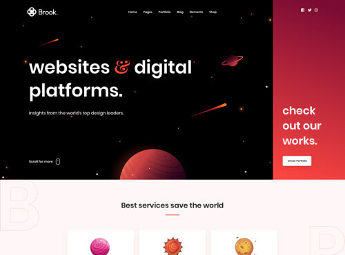 Home Preview || Creative Multipurpose Bootstrap4 Template