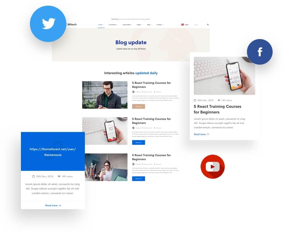 Mitech - Technology IT Solutions HTML Template